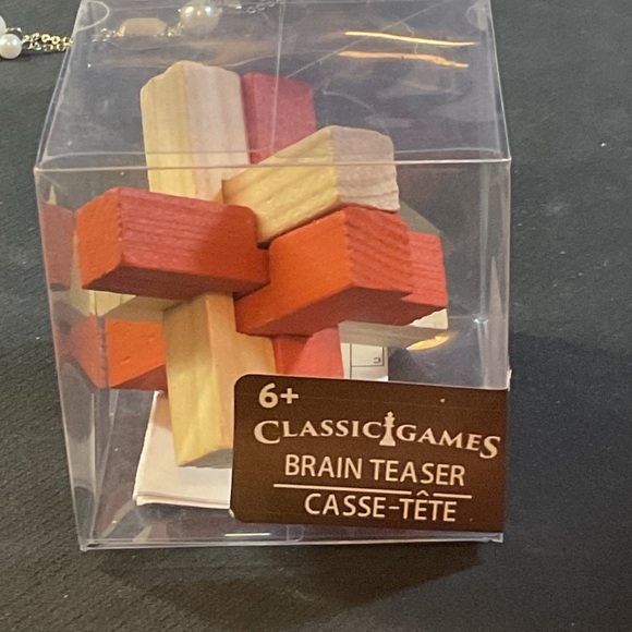 Toys | Classic Games Wooden Brain Teaser Puzzle | Poshmark